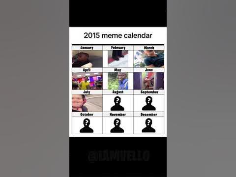 2015 Meme Calendar - YouTube
