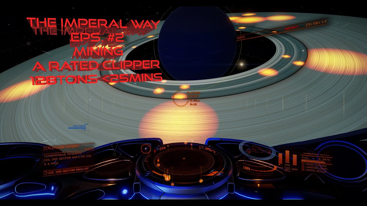 Laser mining with the Imperial Clipper. - YouTube