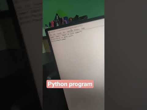 python program 😊 - YouTube