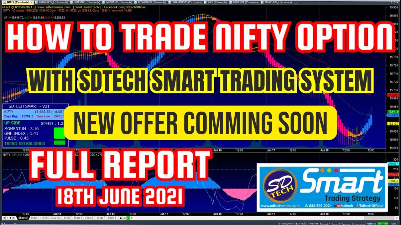 NIFTY OPTION TRADING || SDTECH SMART REVIEW - YouTube