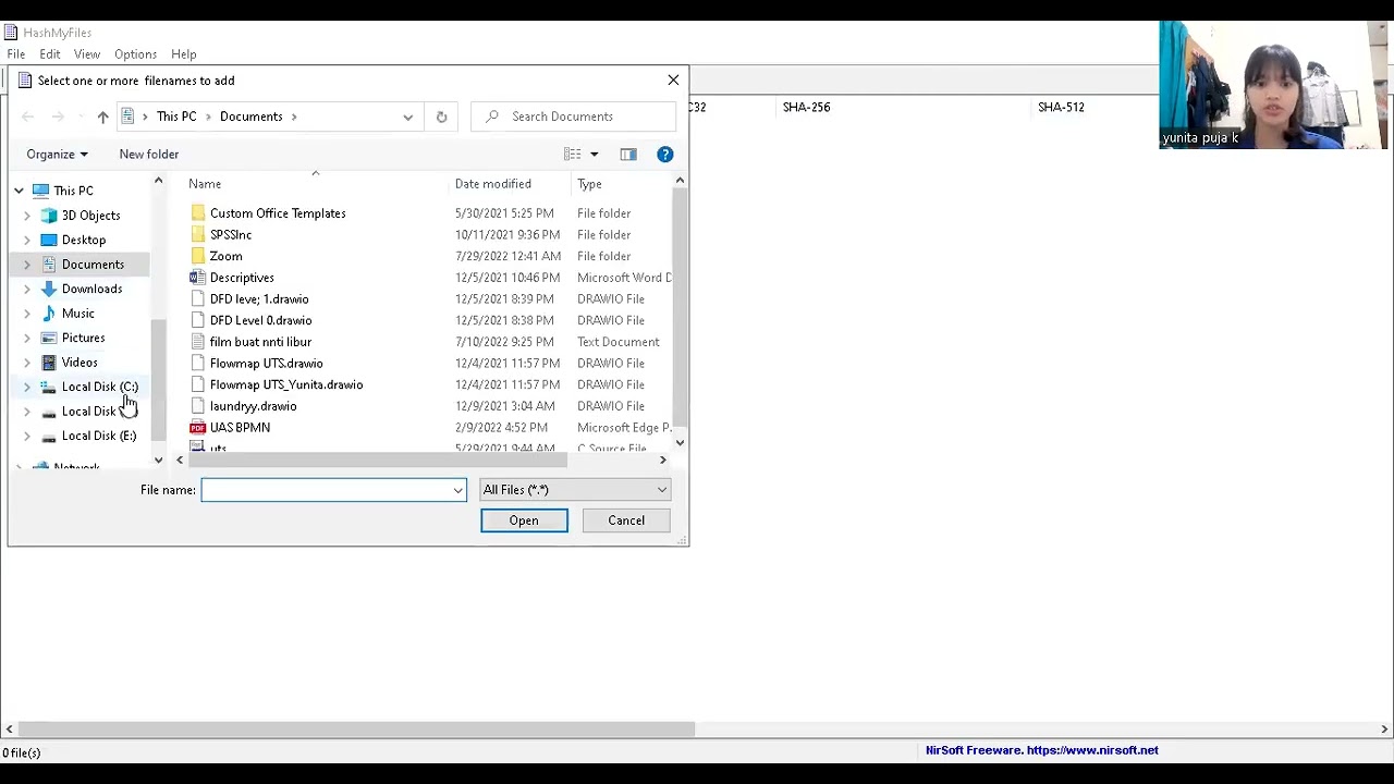 pengertian dan penggunaan aplikasi hashmyfiles - YouTube