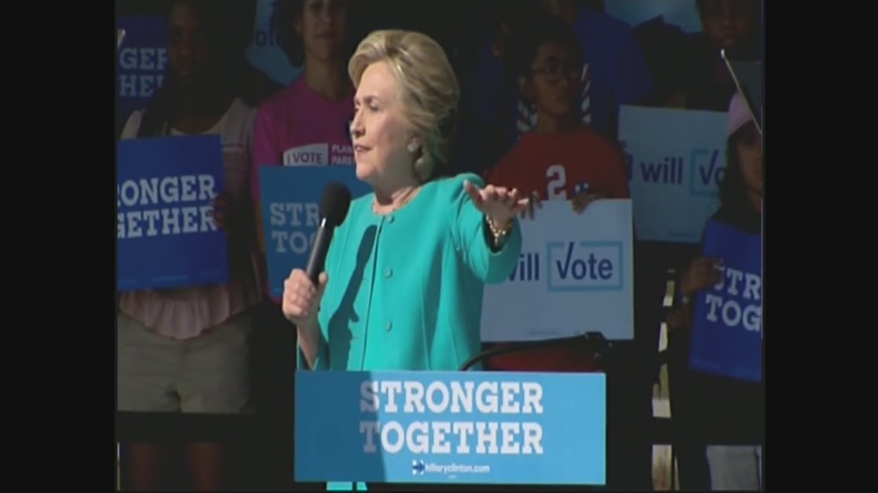 Hillary Clinton holds campaign rally in Tampa - YouTube