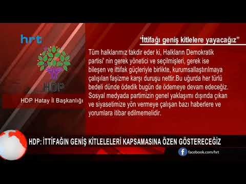 HDP: Hatay’da ittifakı önemsiyoruz