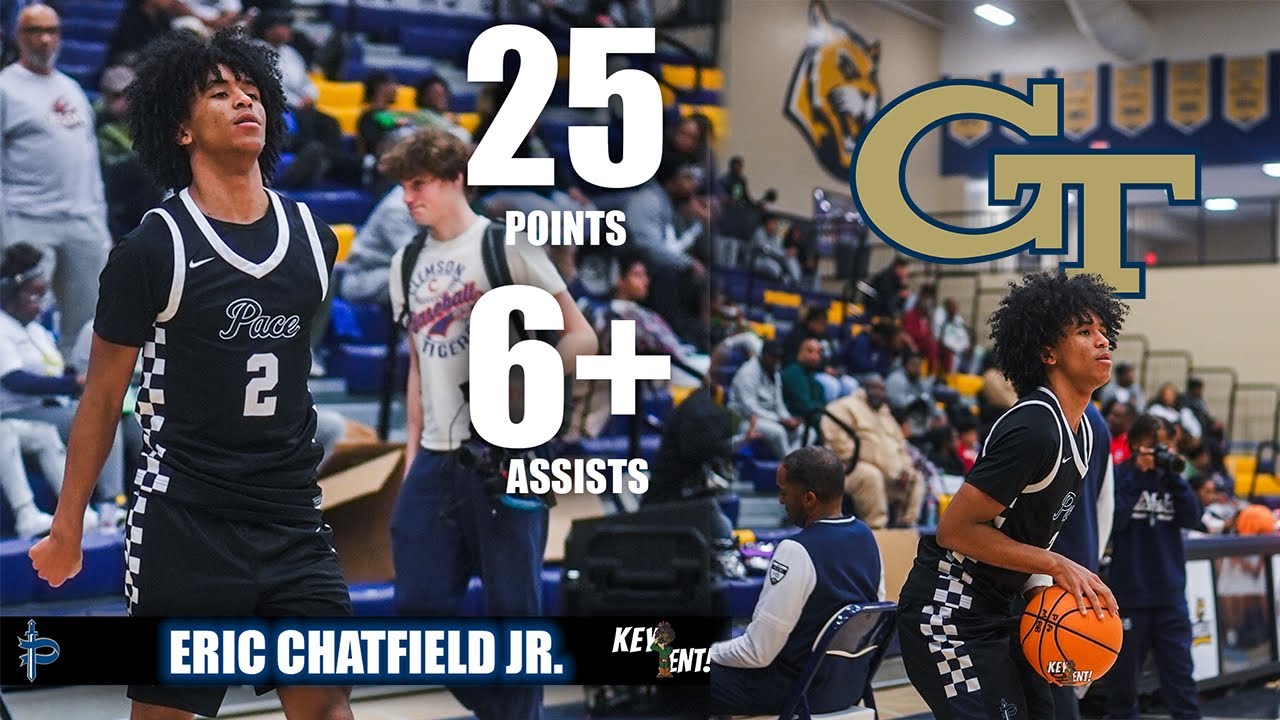ERIC CHATFIELD JR & CHANDLER BING GO OFF!! Pace Academy vs Peachtree ...