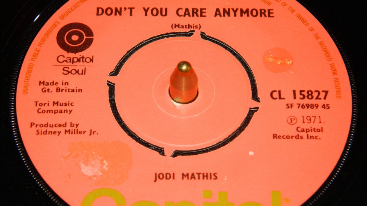 Jodi Mathis - Don't You Care Anymore - YouTube