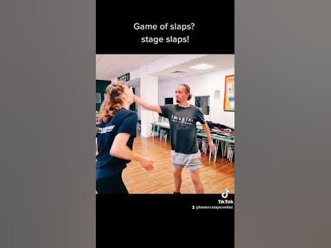 Game of slaps, stage slaps! - YouTube