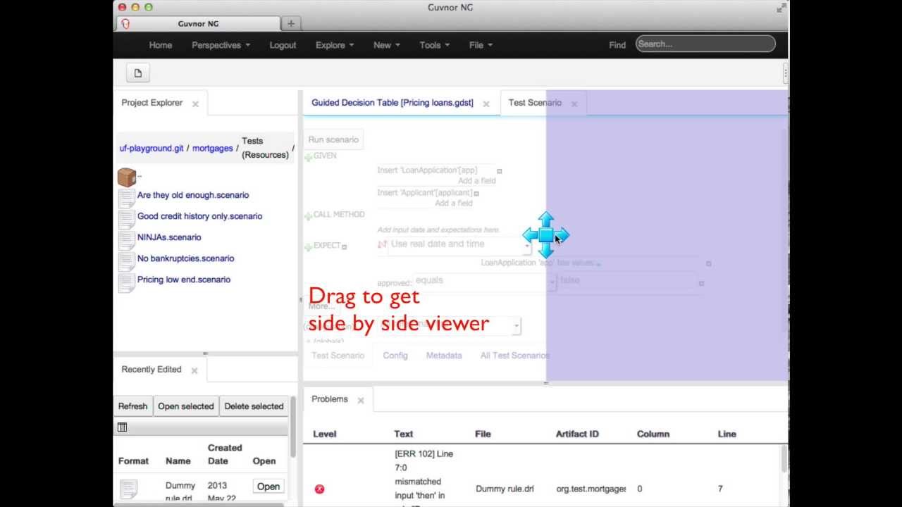 Guvnor and Drools Workbench Demo (Beta3) - YouTube