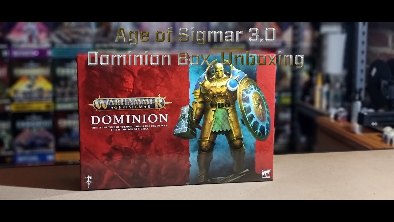 Warhammer Age Of Sigmar 3.0 Dominion Box, Unboxing - YouTube