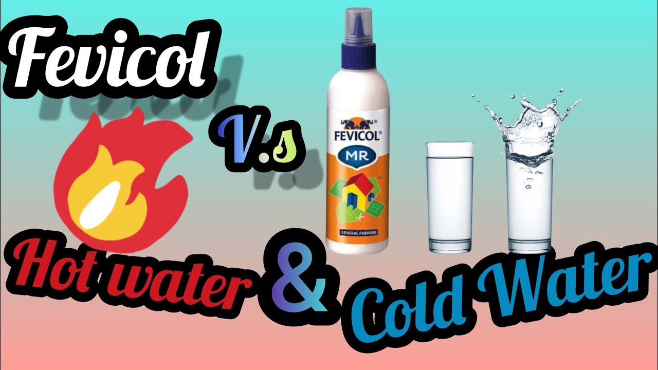 Fevicol V.S Hot Water & Cold Water @SUNNY7JASWANTH#science # ...