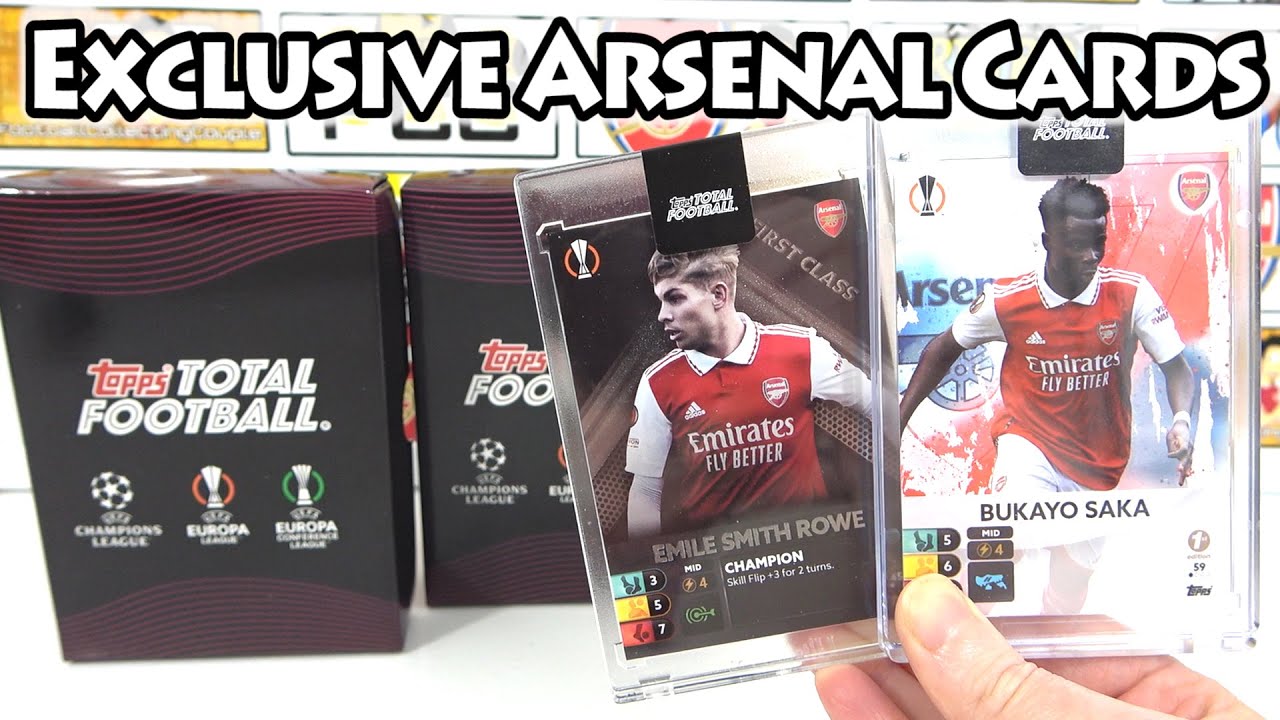 *NEW* Topps 2022/23 TOTAL FOOTBALL Cards | 1st Edition Arsenal Cards ...