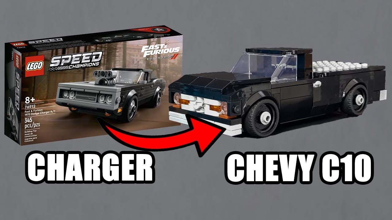 76912 Chevy C10 - Lego Speed Champions Alternative MOC Tutorial - YouTube