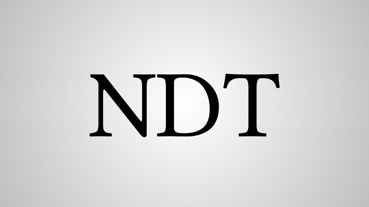 What Does "NDT" Stand For? - YouTube