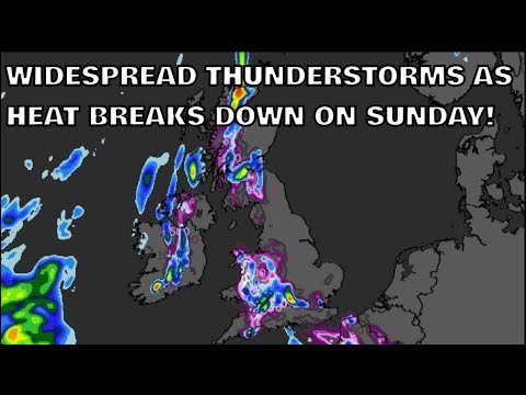 Widespread Thunderstorms as Heat Breaks Down on Sunday! 9th May 2024 ...