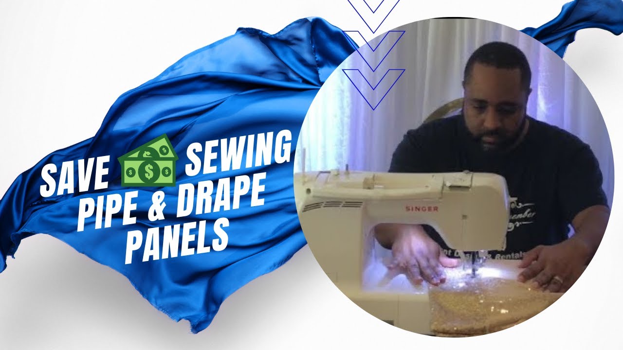 Sew your own drapes for your Pipe & Drape system! - YouTube