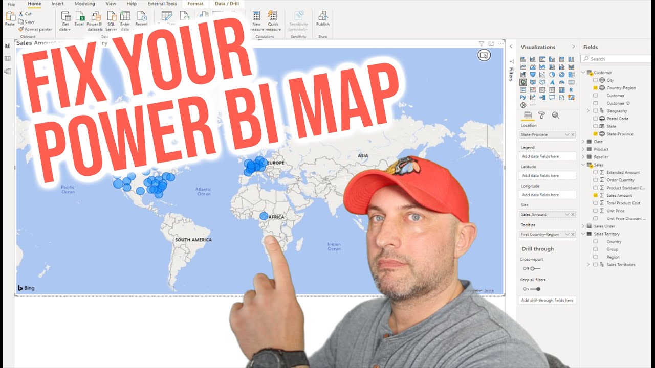 How to Fix Power BI Map Geocoding Issues - YouTube