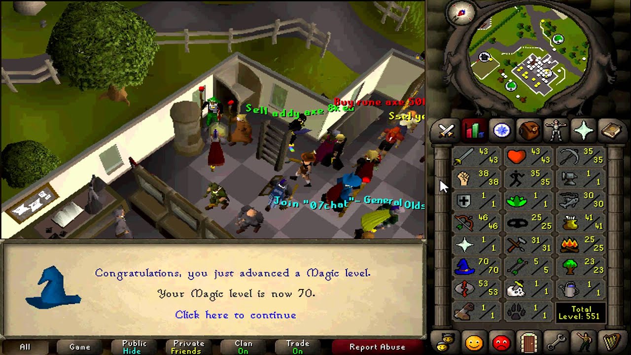 First day of Oldschool Runescape Release! - YouTube