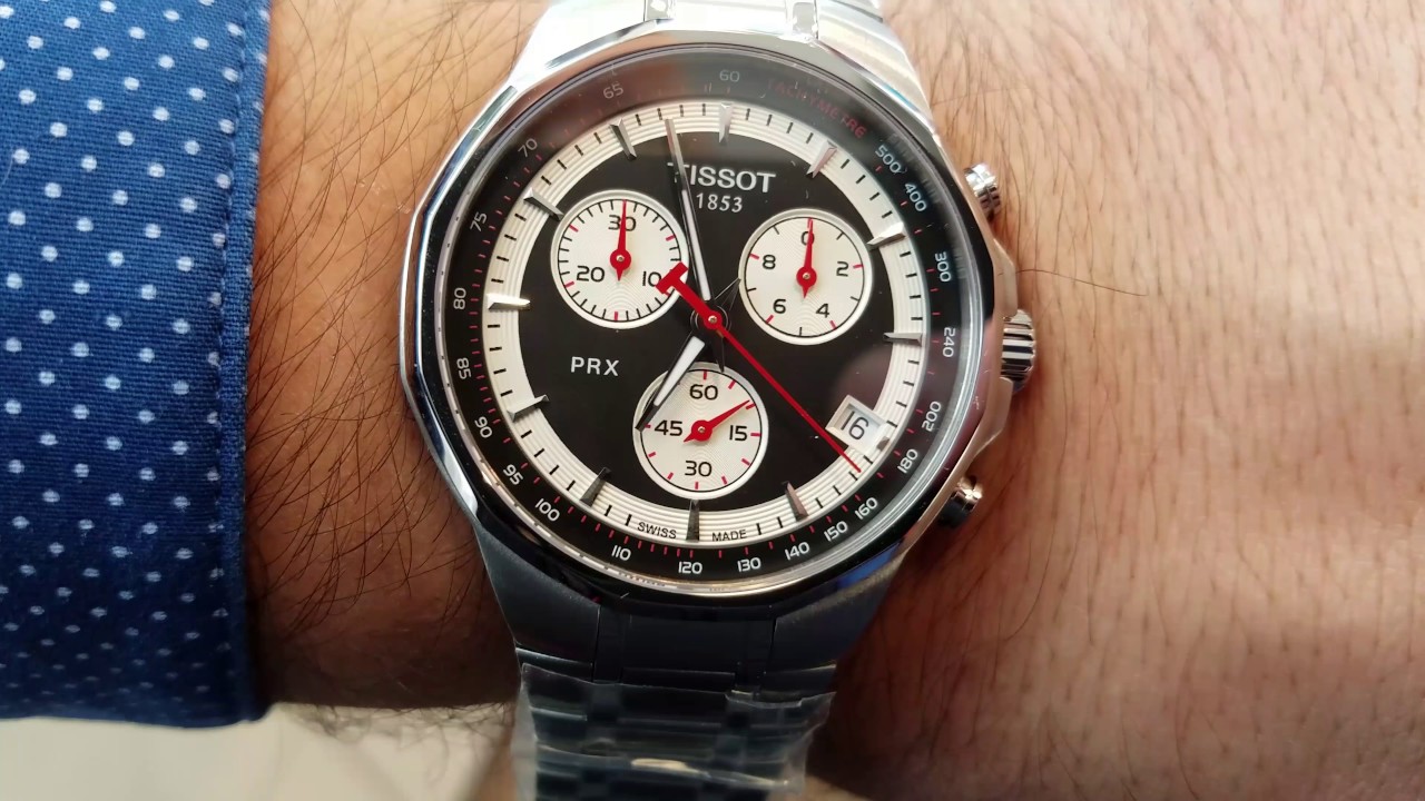 Tissot PRX Quartz Chronograph - YouTube