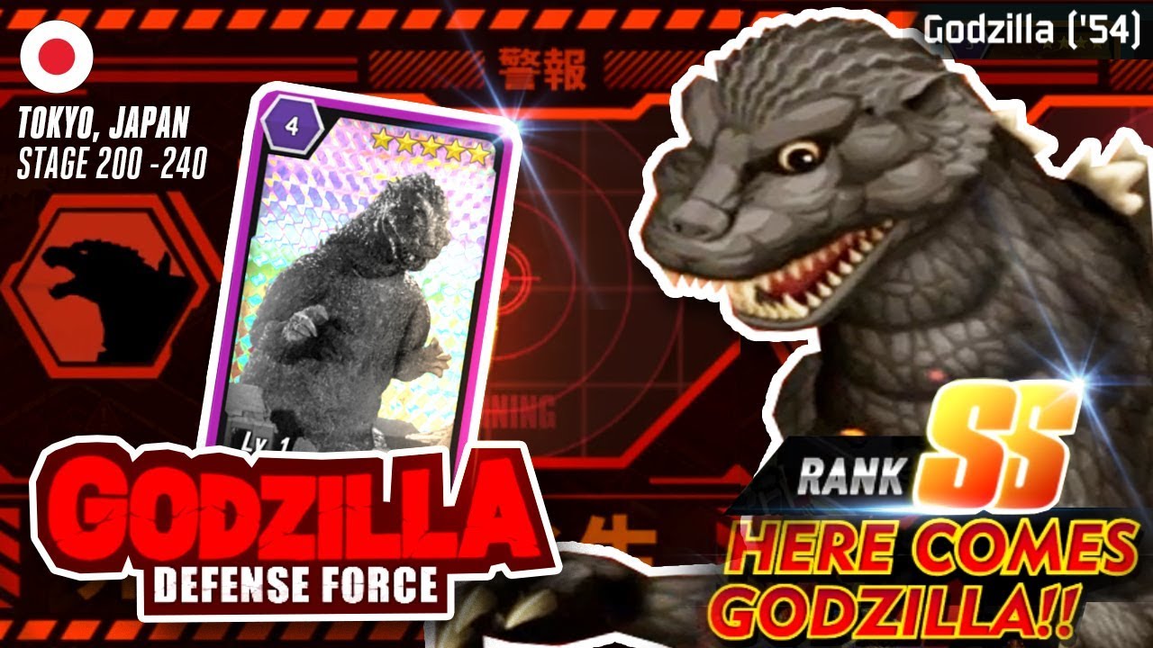 【ゴジラディフェンスフォース】 GODZILLA DEFENCE FORCE 5★ GODZILLA ゴジラ 1954 UNLOCKED ...