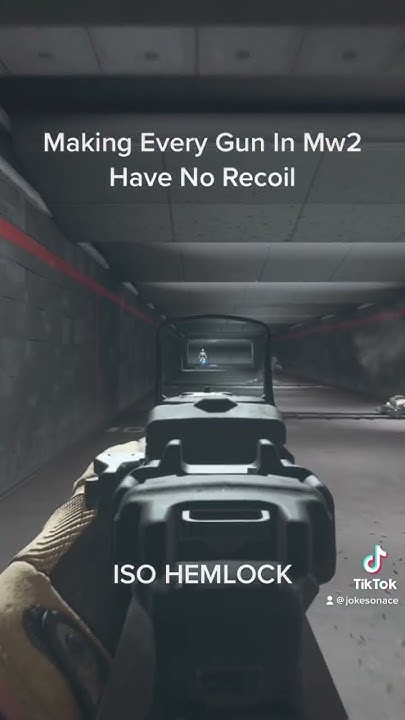 Making Every Gun In Mw2 Have No Recoil Pt 23 Iso Hemlock Mw2 Warzone