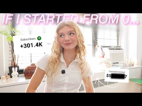 how to start & grow a SUCCESSFUL youtube channel in 2026!!