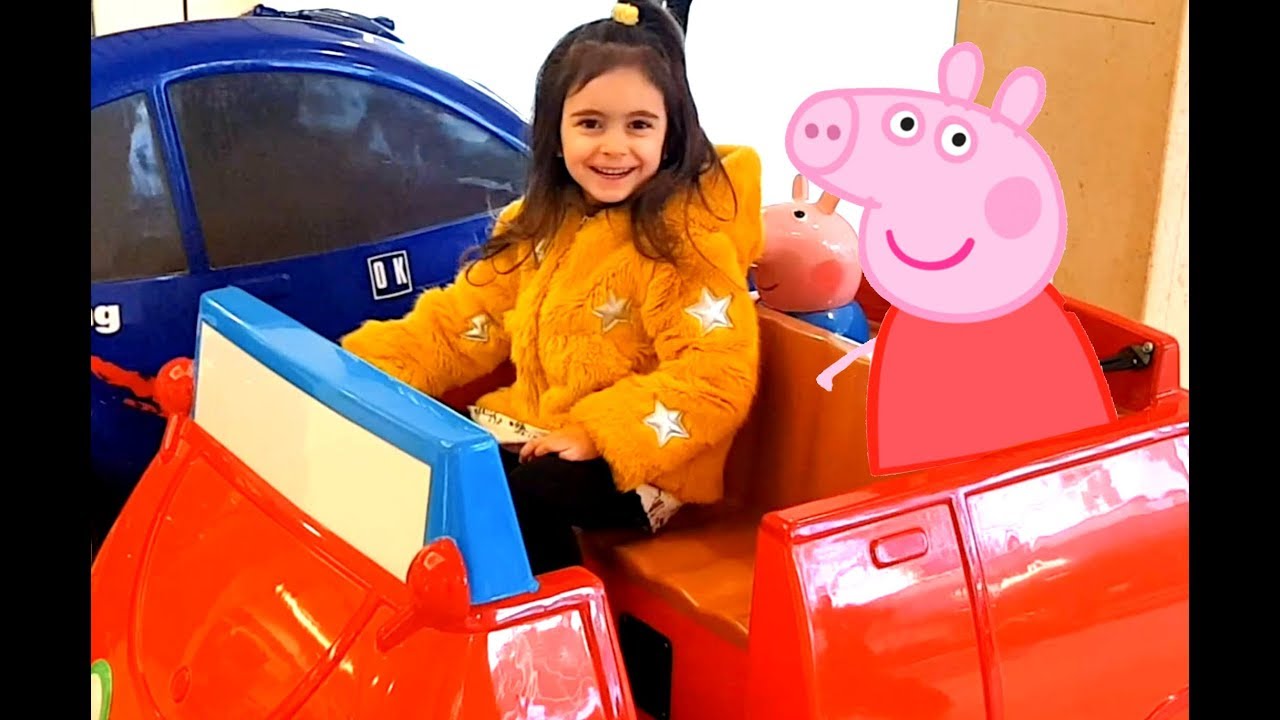 Emily Having Fun at Shopping Store- Driving Kids Car - YouTube