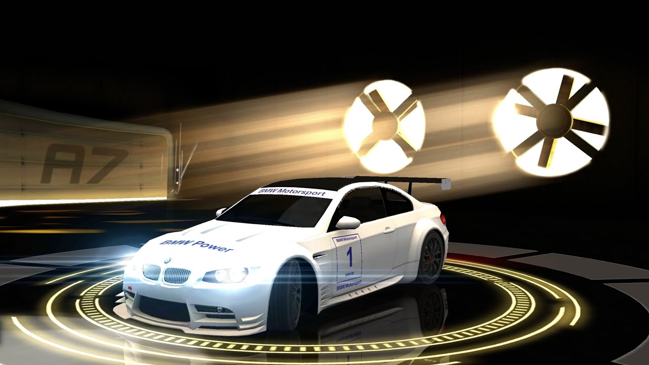 Driving the BMW M3 GT2 (E92) in Asphalt 7: Heat. - YouTube