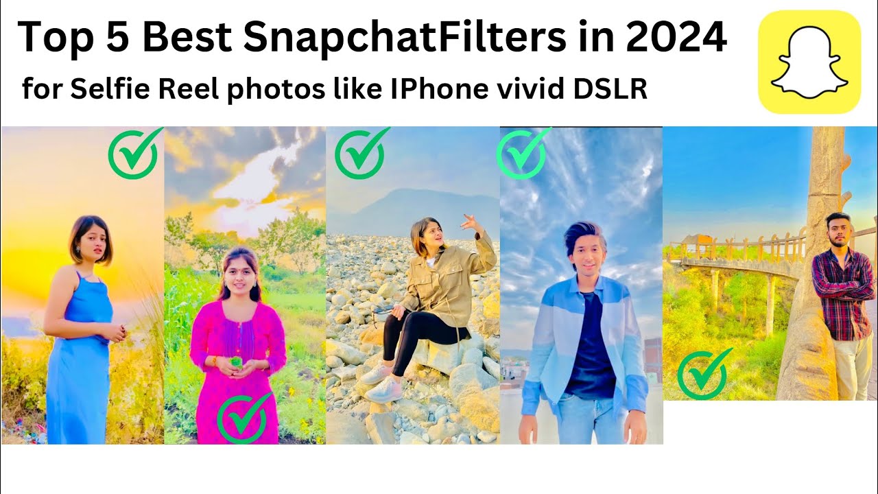 Best snapchat filters for Selfie Reel photos like IPhone vivid in 2024 ...