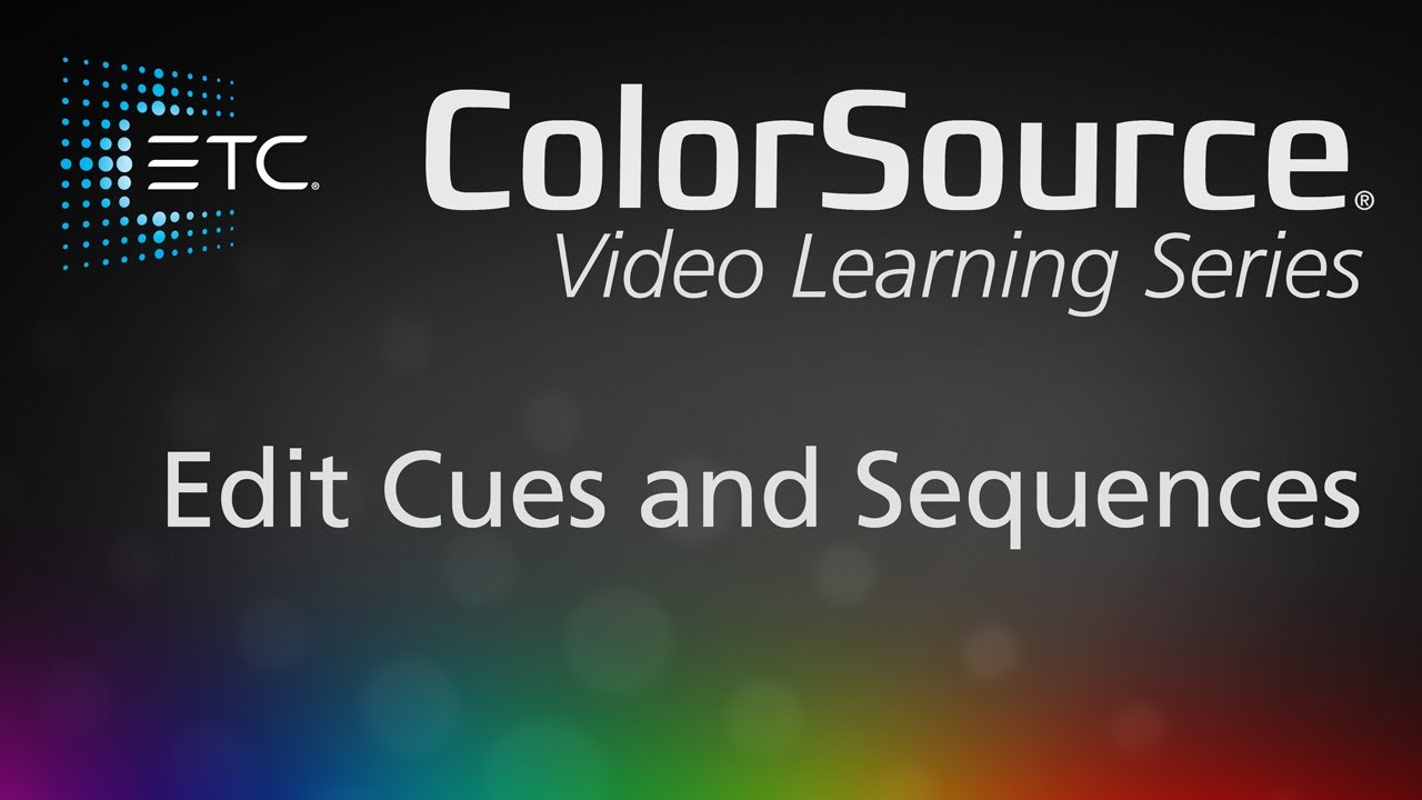 Edit Cues and Sequences - YouTube