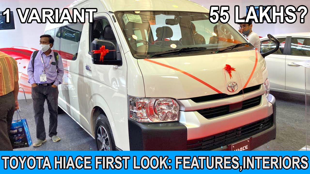 2021 Toyota Hiace Launched In India | First Look, Features, Interiors ...