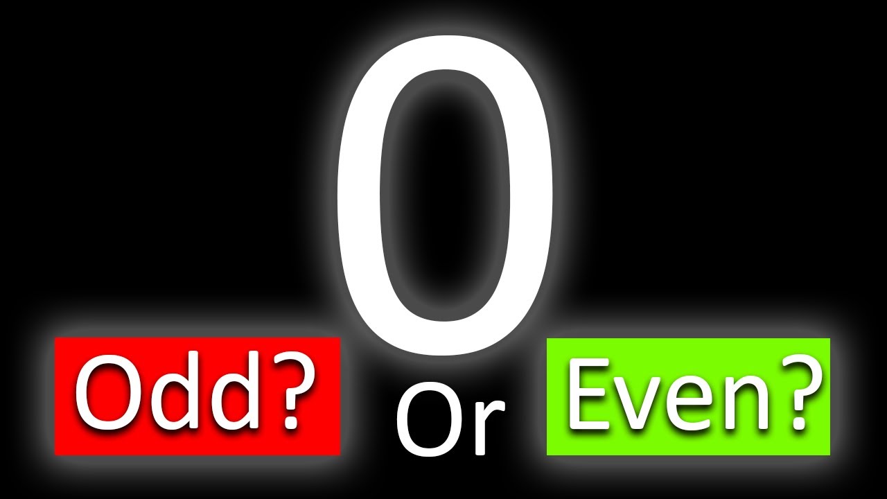 Is zero even an even number? - YouTube