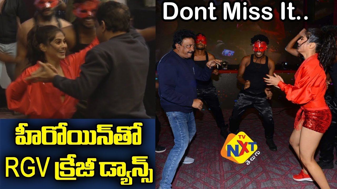 RGV Dance with Naina Ganguly | Ram Gopal Varma Dancing Crazy Video ...