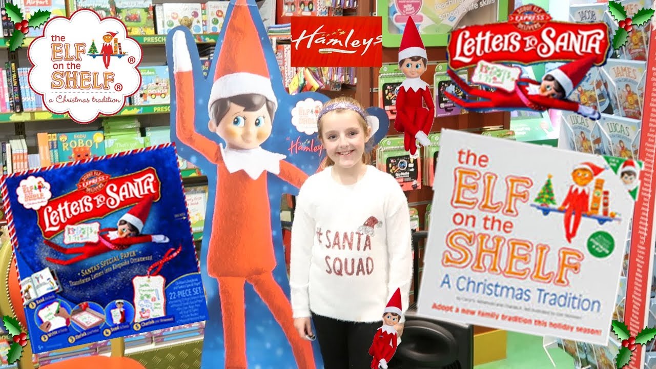 THE ELF ON THE SHELF EVENT HAMLEY'S LONDON CHANDA BELL LETTERS TO SANTA ...