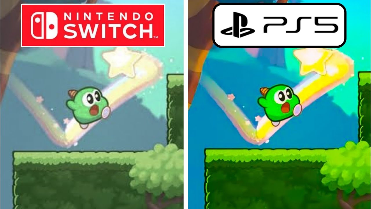 Gimmick 2 PS5 vs Nintendo Switch Graphics Comparison - YouTube