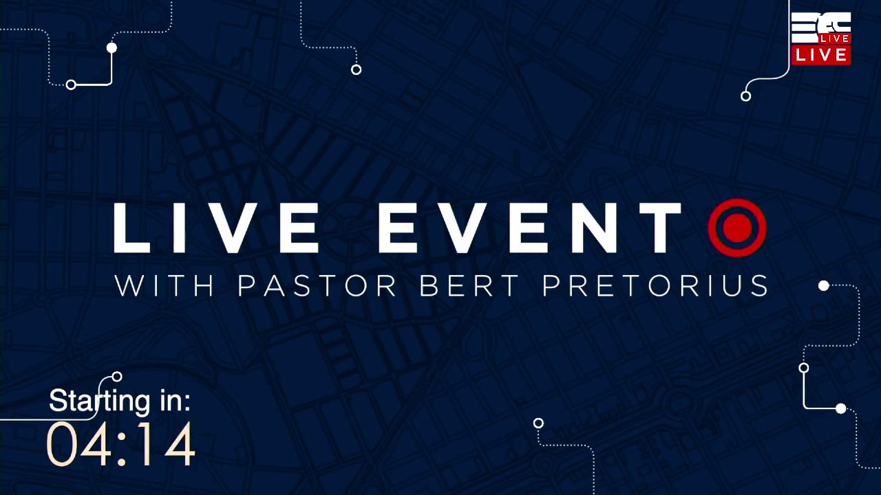 Live Event with Pastor Bert Pretorius - YouTube