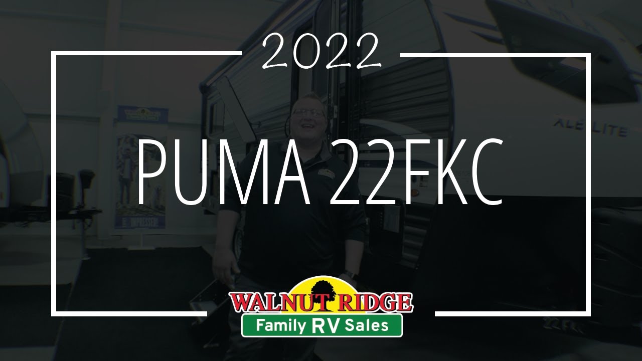 Front Kitchen Travel Trailer | 2022 Puma XLE 22FKC - YouTube