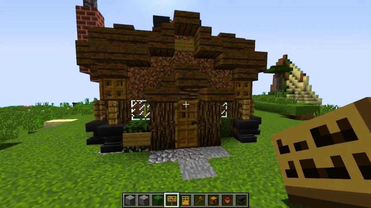 How to build | upgraded dirt hut - Minecraft - YouTube