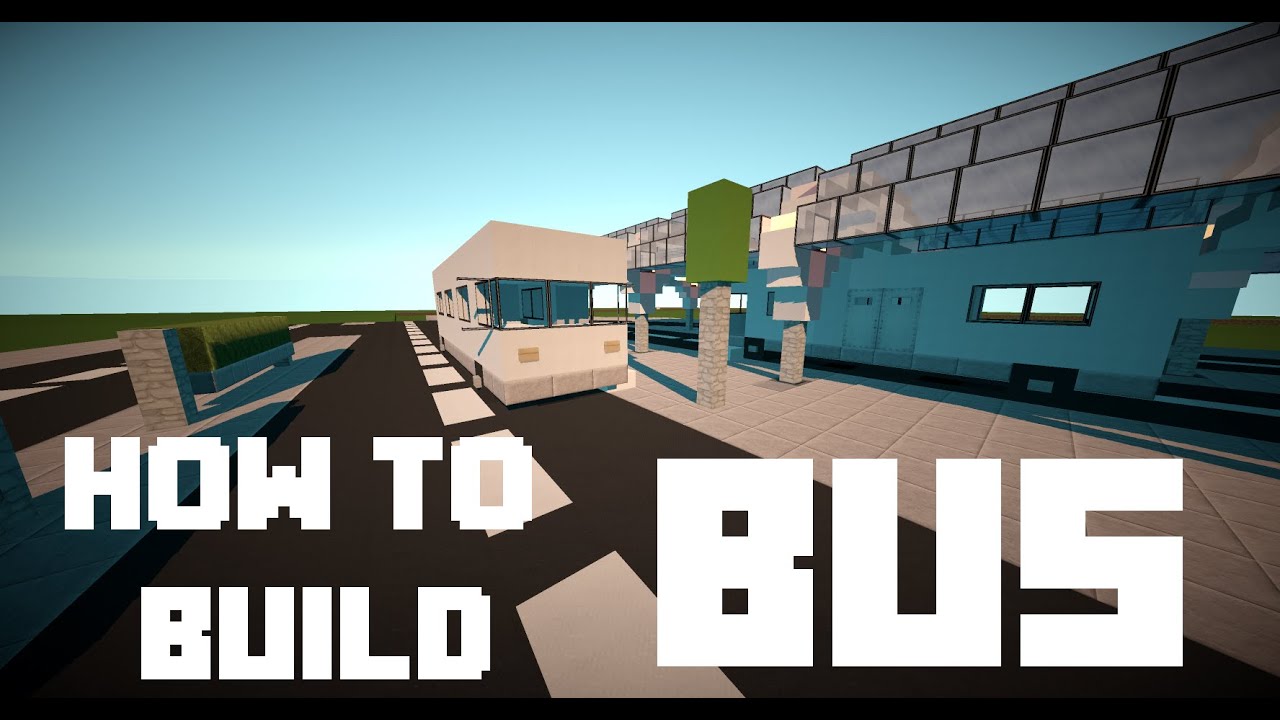 Minecraft - How To Build - Bus - YouTube