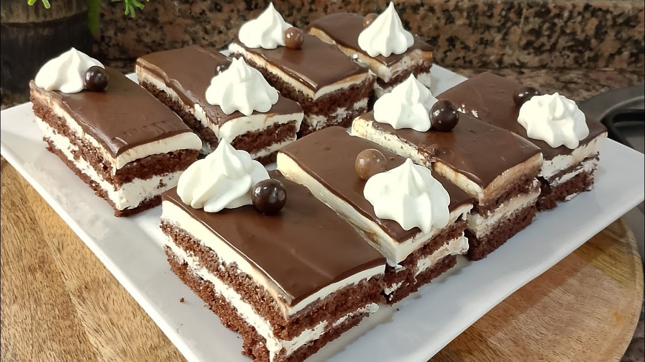 la receta más sencilla de rebanadas de pastelería 👌 postre increíble ...