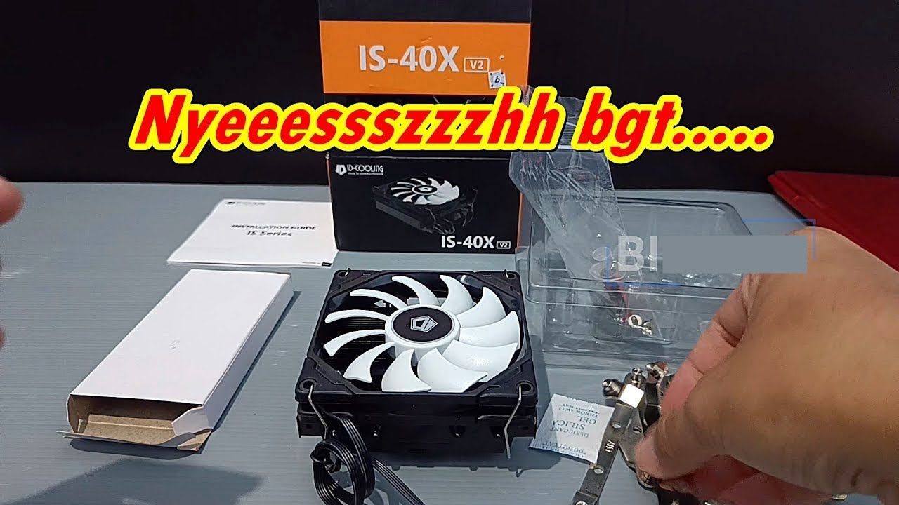 ID-COOLING IS-40X V2 Low Profile Heatsink Fan (HSF) CPU Cooler ...
