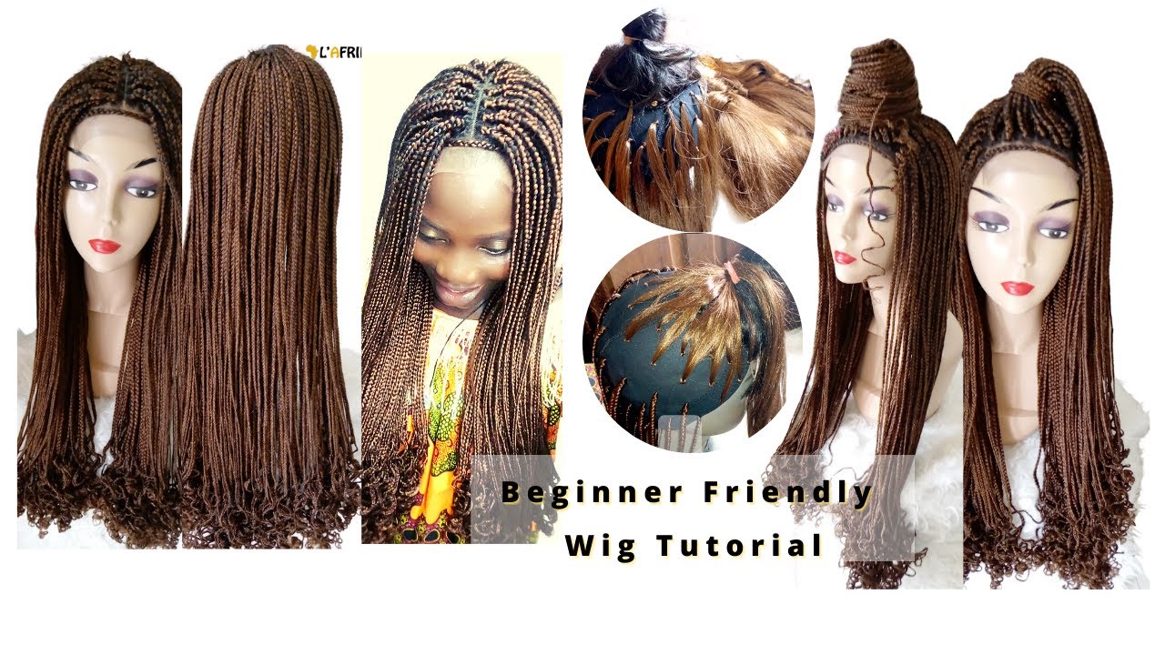 LATEST BRAIDED WIG TUTORIAL || Beginner Friendly || MOST REALISTIC ...