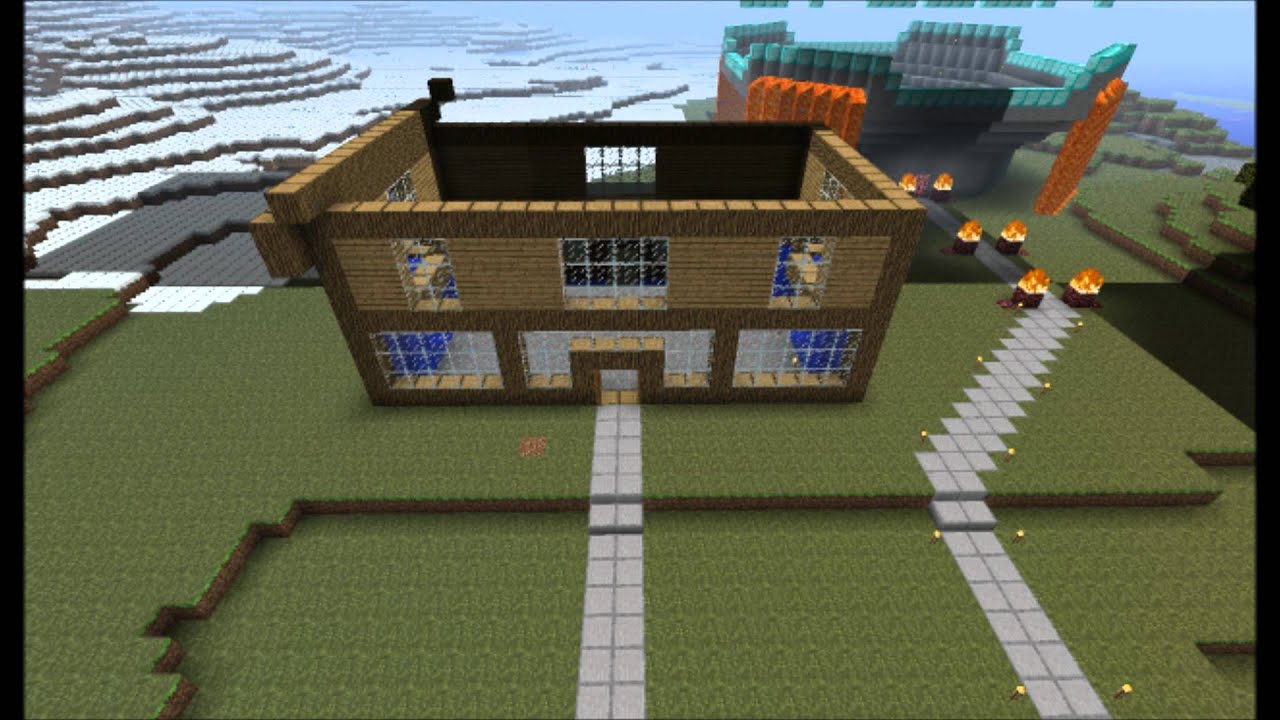Time lapse of my Minecraft house being built | Minecraft | Rayce - YouTube