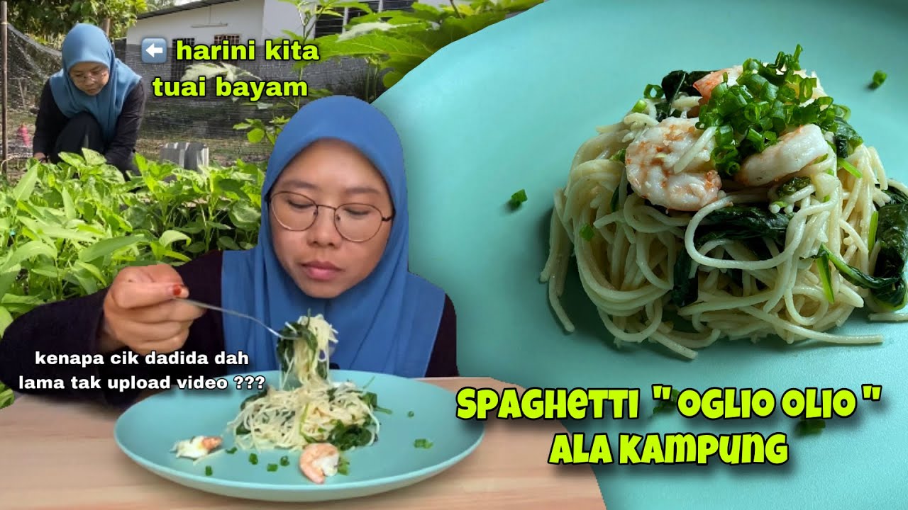 SPAGHETTI AGLIO OLIO ala kampung malaysia - YouTube