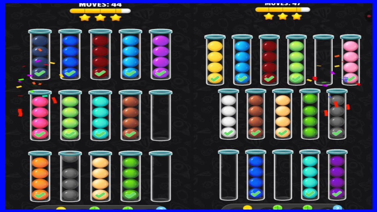 Color Ball Puzzle Gameplay |All Levels android,ios [Classic: 703-707 ...