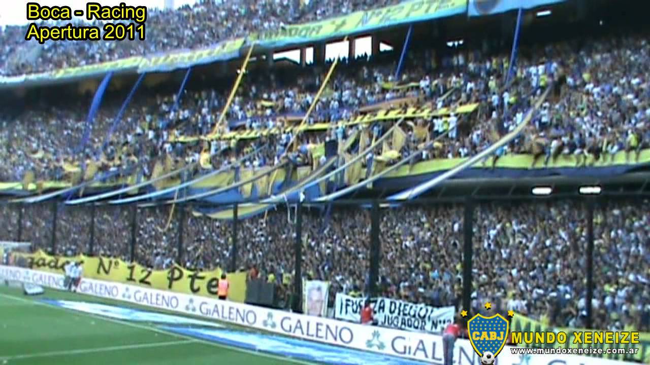 Racing botón! Con el machete en la mano / Apertura 2011 Boca Racing ...