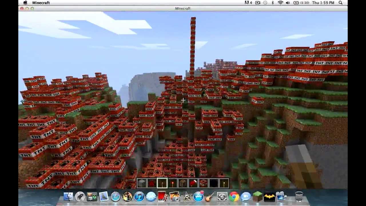 HUGE Minecraft TnT Explosions! - YouTube