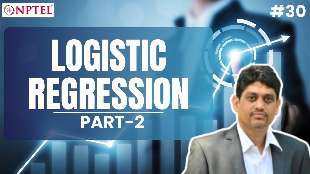Week 7: Lecture 16B: Logistic Regression - YouTube