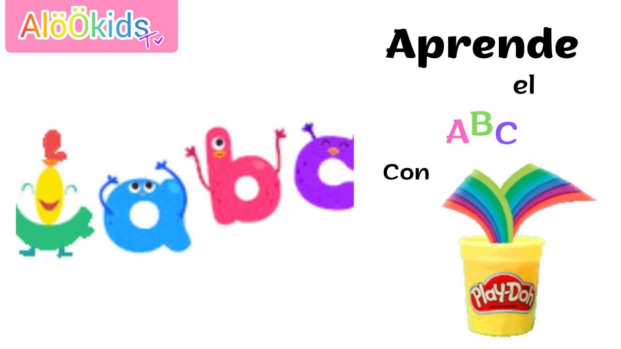 Aprende el ABC y las letras con plastilina play doh. - YouTube