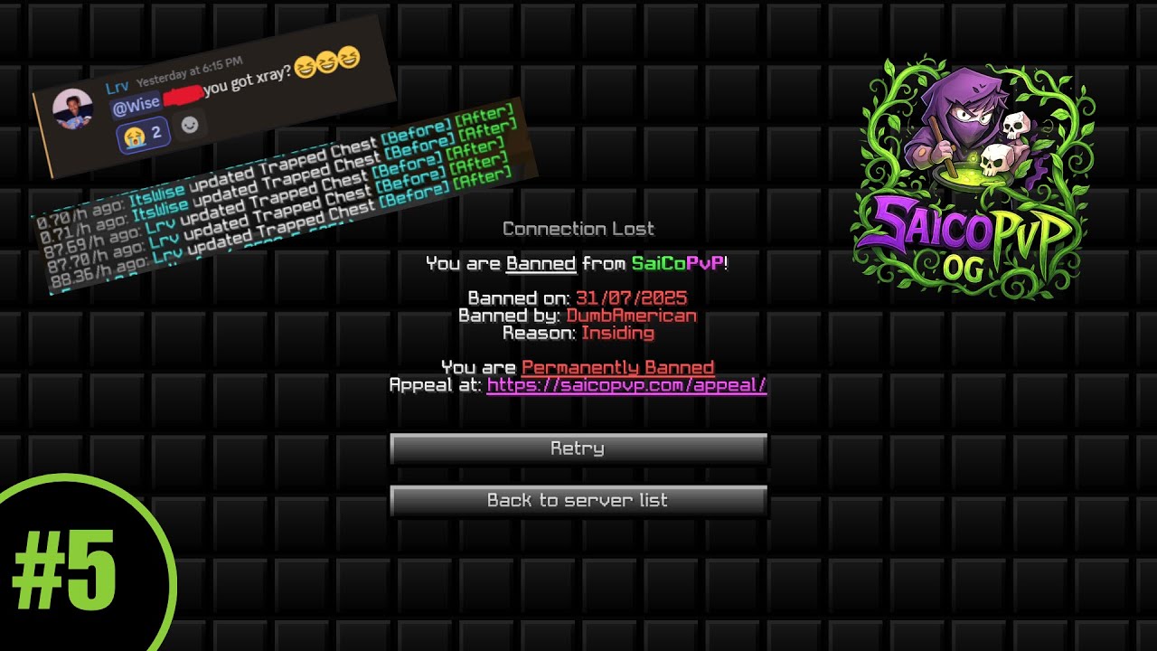 ACCIDENTALLY INSIDING MY FACTION & WE RAIDED THEM AGAIN! | Minecraft Factions SaicoPvP OG Realm ...