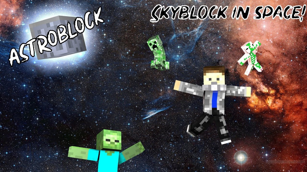 Skyblock IN SPACE!!! | Astroblock minecraft modpack - YouTube
