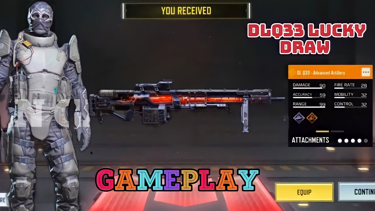 *NEW* DLQ33 ADVANCED ARTILLERY LEGENDARY GAMEPLAY + NIKTO armored ...